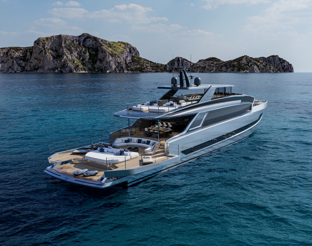 ISA VIPER 130 ft - HULL NO. 2 UNDER CONSTRUCTION ON SPEC - ISA Yachts