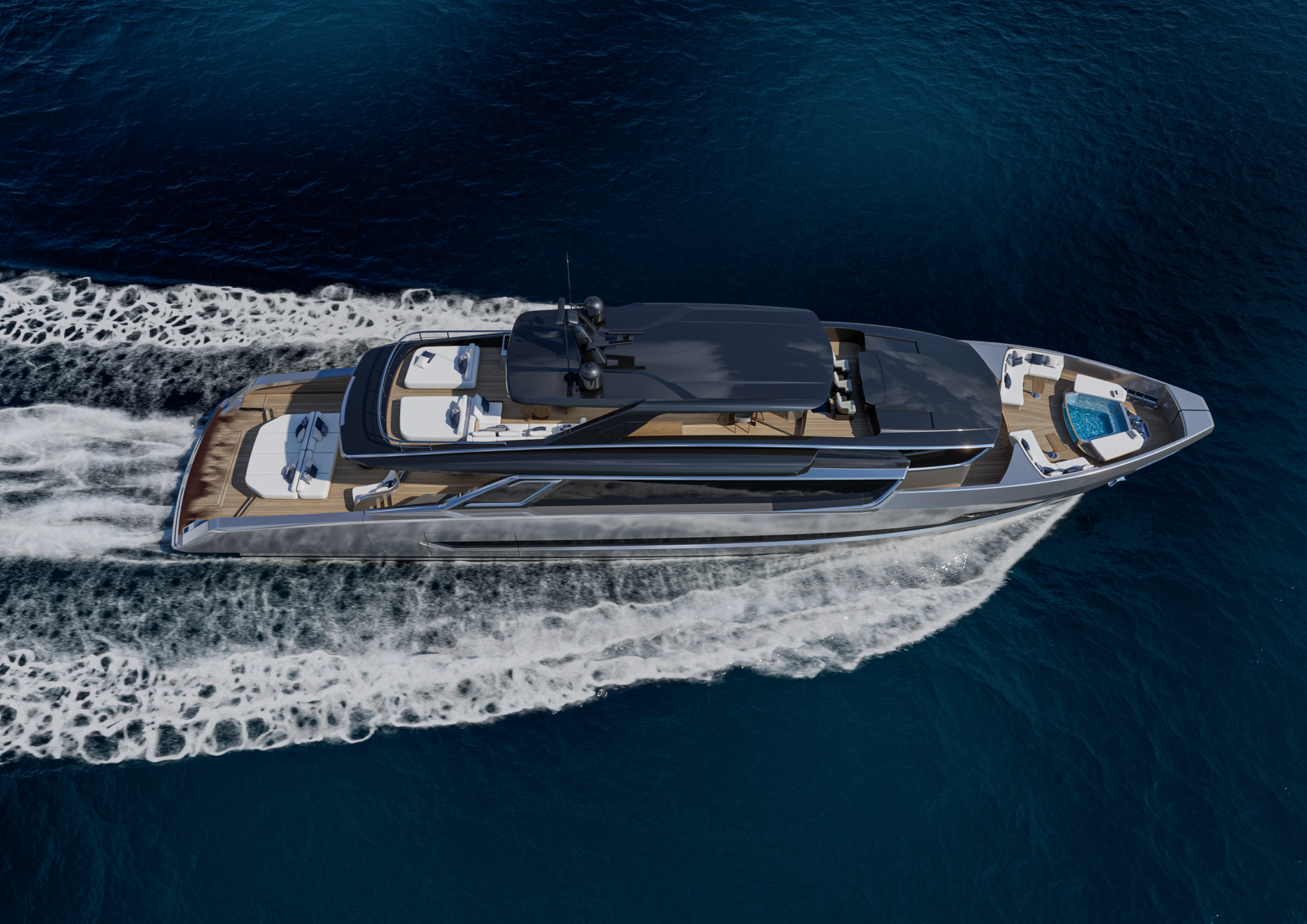 ISA VIPER 130 ft - HULL NO. 2 UNDER CONSTRUCTION ON SPEC - ISA Yachts